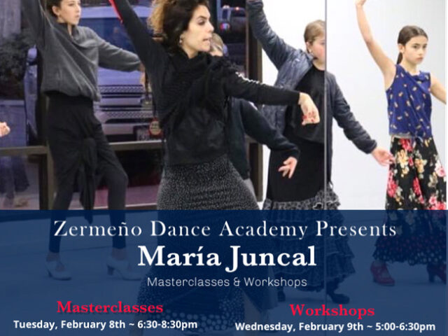 María Juncal Masterclasses & Workshops en Santa Barbara – Vida Flamenca